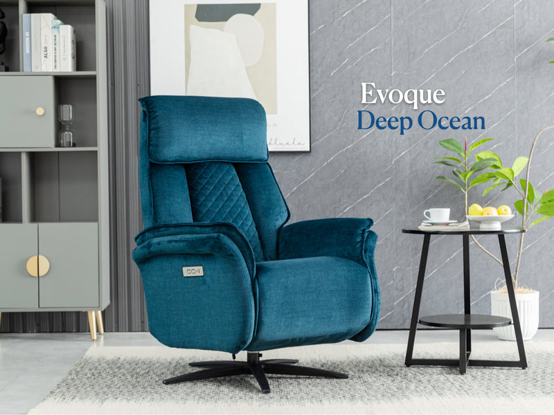 Evoque electric swivel chair – Roemer Furniture